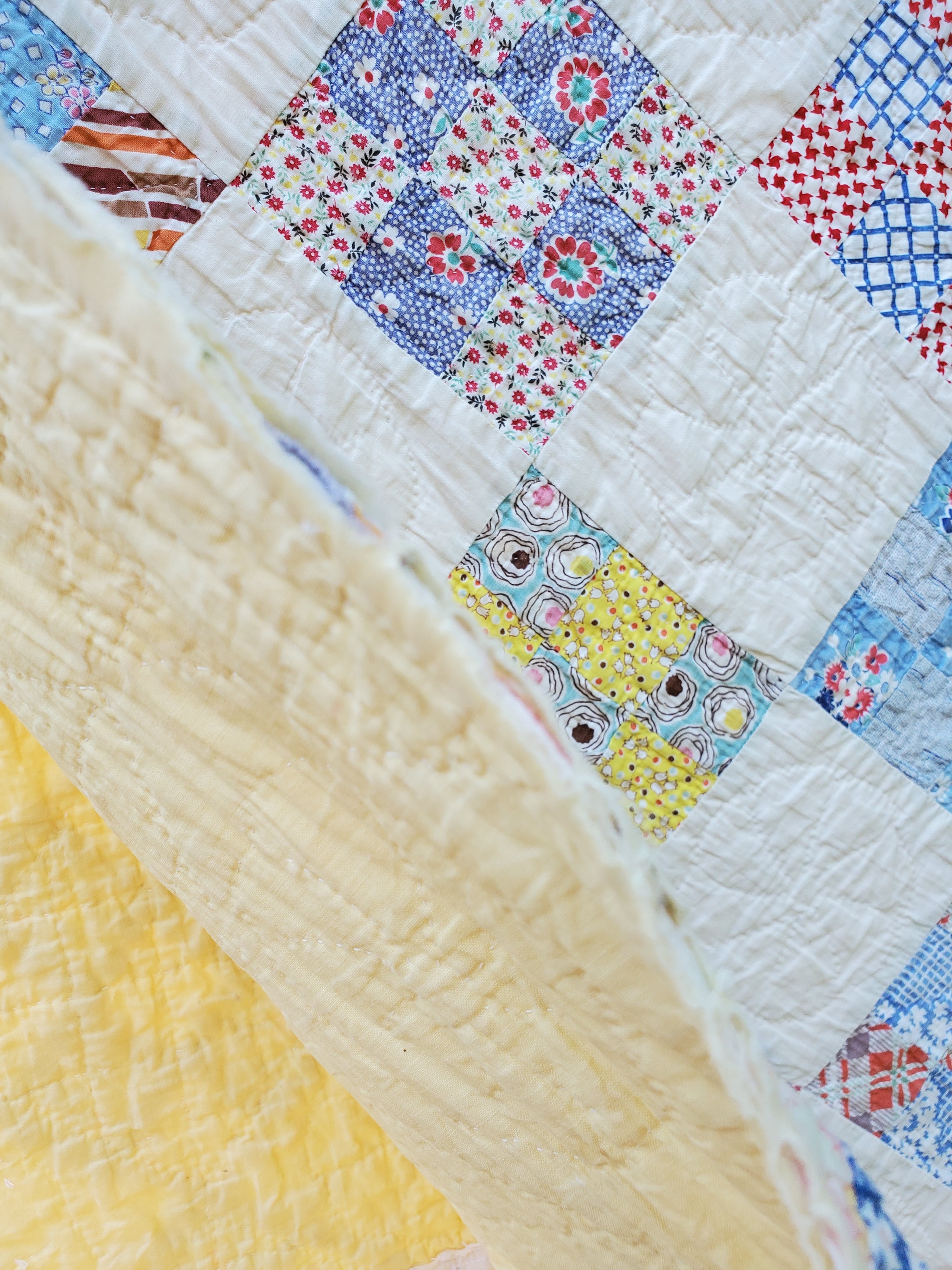 Vintage 9 Patch Quilt – Caravan Quilts